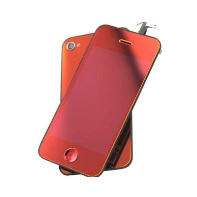 China iPHONE 4S Lcd Screen with Digitizer and Backcover - Electroplated Red for sale