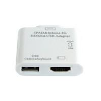 China iPhone4 iPad iPad2 iPOD Touch 4G HDMI and USB Adapter for sale