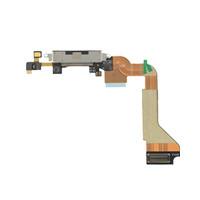 China iPHONE4 Charging Block Connector Flex - White OEM for sale