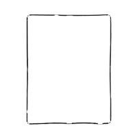 China IPAD2 Black Digitizer Socket Frame for sale