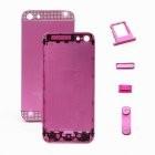 China iPhone 5 Metal Plate Faceplates Frame - Pink for sale