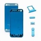 China iPhone 5 Metal Plate Faceplates Frame - Baby Blue for sale