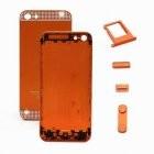 China iPhone 5 Metal Plate Faceplates Frame - Orange for sale