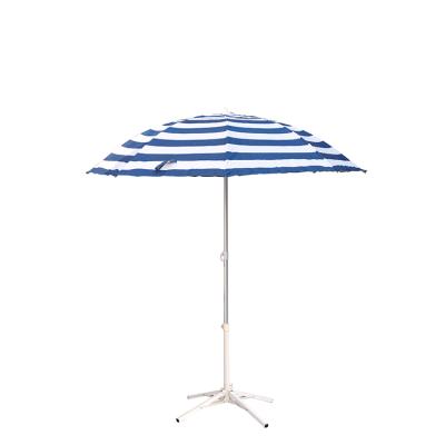 China walmart stripe vented windproof sliver coating tilt beach umbrella for sale