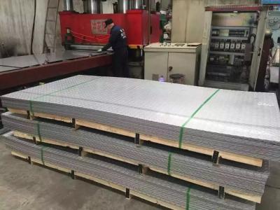 China 201 316L Dimpled Stainless Steel Plate Sheet Anti Slip Punching 3500mm for sale