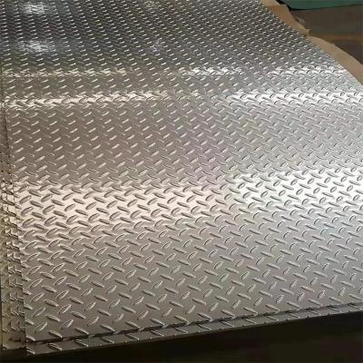 China ASTM SUS 201 316L Stainless Steel Plate Checkered Anti Slide SS Sheet 1540mm for sale