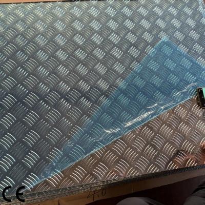 China Embossed Alloy Aluminium Sheet 1060 3003 5052 5754 Tread Aluminum Checker Plate for sale