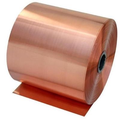 Cina metallo di rame puro della bobina di Aisi C10100 di spessore di 0.01mm in vendita