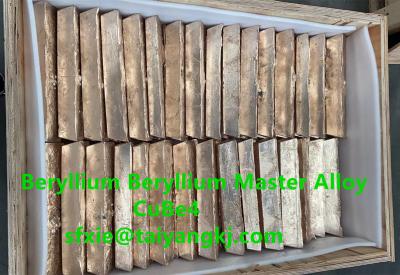 China Be:4%, Cu: 96%, Beryllium Copper Master Alloy   Cube4 for sale