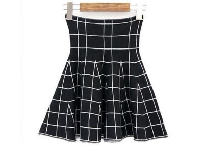 Cina Alta gonna del pattinatore delle ragazze dell'impianto a scacchiera della vita/gonna plaid alla moda mini in vendita