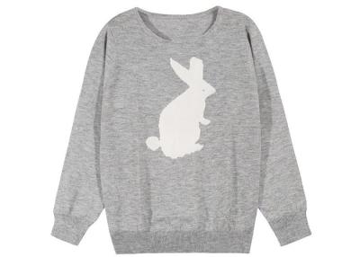Cina Le donne di Intasia tricottano il pullover anti- del restringimento del modello animale del coniglio del maglione in vendita