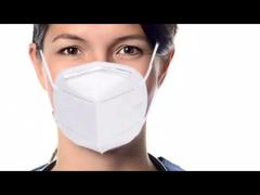 Ademhalingsapparaatkn95 Masker met 4 Lagen, het Witte Vouwende PM2.5-Masker van de Filtermond