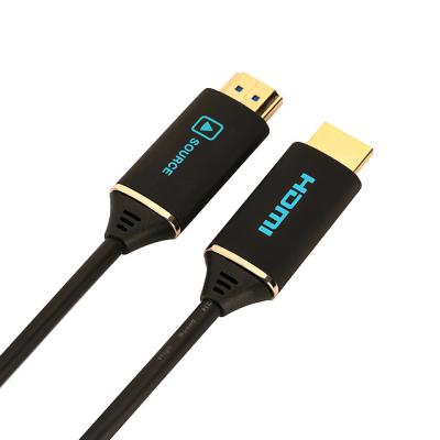 Cina cavo a fibre ottiche di 3D 18Gbps 4k Hdmi che protegge il cavo Active Power della treccia in vendita