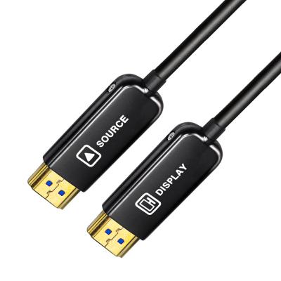 Cina 3d 4k 18gbps Hdmi attivo cablano il maschio maschio ultra esile del cotone 3m in vendita