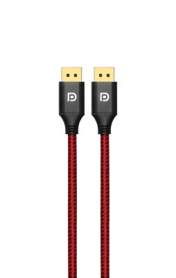中国 金張りされた8K DisplayPortケーブル1.4はラップトップのための超高速DisplayPortのコード サポート決断を編んだ 販売のため