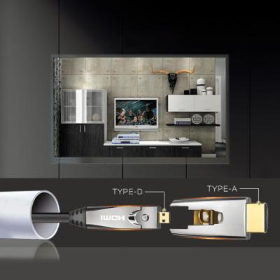 Cina hdmi 4k 50 piedi di DTECH HDMI a fibra ottica cablare ultra HD 4K 60Hz 18Gbps in vendita