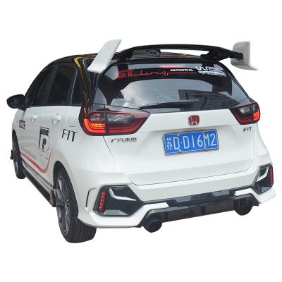 China 2018 2019 Honda FIT JAZZ Matte Front Bumper Lip Body Kit Spoiler Cover 3Pcs for sale