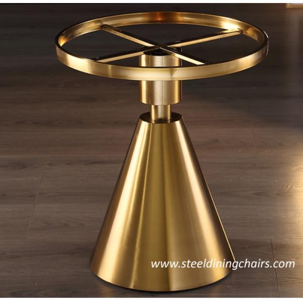 Quality Marble Top Coffee Table With Stainless Steel Legs for sale