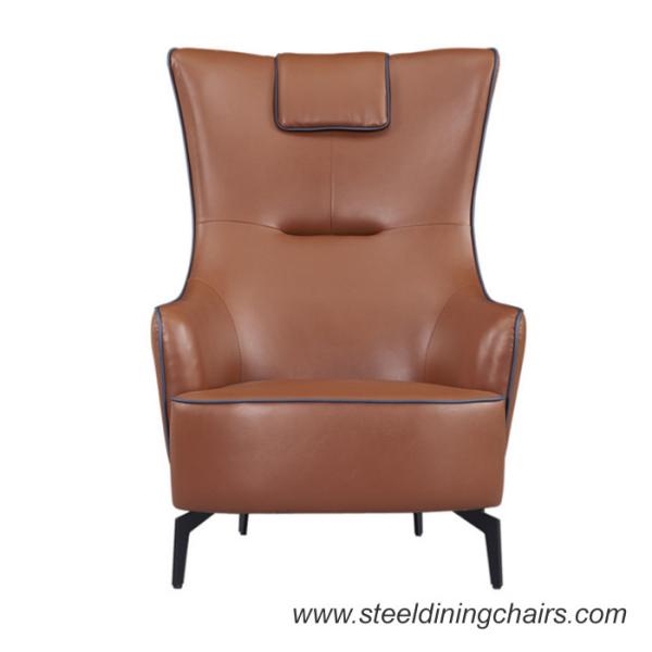 Quality Assembled Accent Lounge BIFMA Single Seater Couch With Steel Frame for sale
