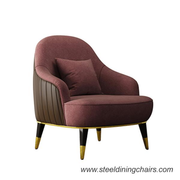 Quality Nordic Lounge Leisure Tiger One Seater Leather Sofa for sale