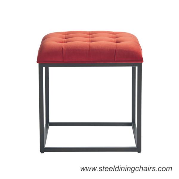 Quality Black square tufted storage ottoman for sale