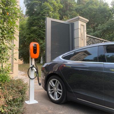 Cina 22kw caricatore astuto 32A Bluetooth dell'automobile elettrica di 3 fasi con la funzione senza fili in vendita