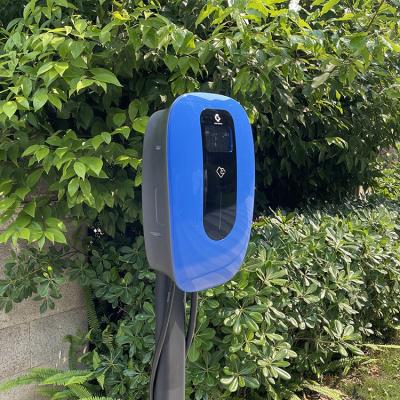 Cina Caricabatteria da auto AC Wallbox regolabile con corrente tipo 2 blu arancione viola in vendita