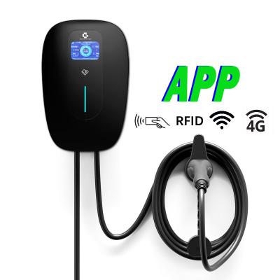 Cina Caricabatterie EV 3G 7KW monofase Porta di ricarica per veicoli elettrici da 200 V CA durevole Nero in vendita