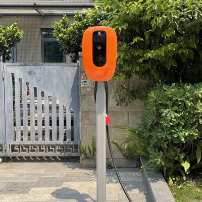 Cina 16Amp Wallbox Home Caricabatterie EV Corrente Regolabile Verde Nero in vendita