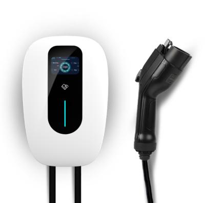 China Caricabatteria per auto elettrica 7KW 220V Caricabatterie RFID 32Amp EV WIFI for sale