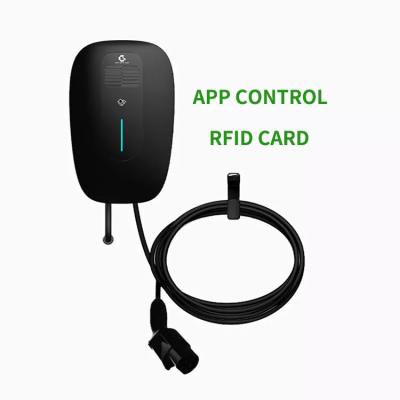 China 16A Tipo 2 Caricabatterie rapido 400V Ethernet Stazione di ricarica per auto elettriche mobili for sale