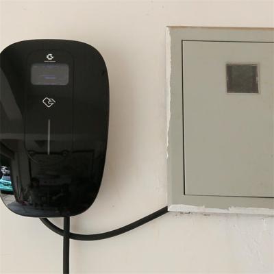 Cina 32A AC Wallbox EV Caricabatterie elettrico IP65 22kw con schermo di visualizzazione in vendita
