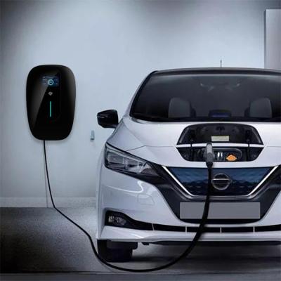 Cina Caricabatterie per autoveicoli pubblici RFID 4G Caricabatterie per auto commerciale OCPP Nero in vendita