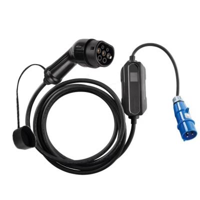 China Tipo regolabile corrente del caricatore dell'automobile elettrica della stazione di ricarica di EV portatile monofase 2 for sale