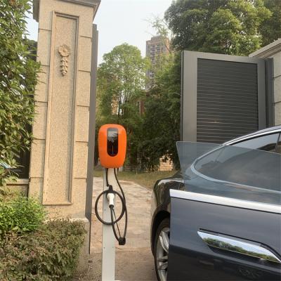 Cina Caricabatterie EV da pavimento 32A Caricabatterie da casa Bluetooth EV 7kW in vendita