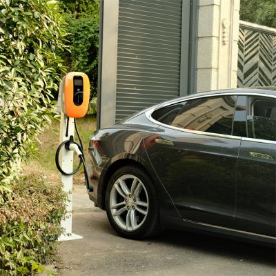 Cina Caricatore EV fissato al pavimento impermeabile IP65, punto di ricarica elettrico 400V in vendita
