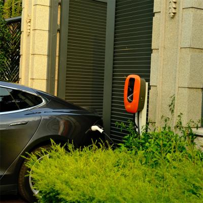 Cina Stazione di ricarica per box EV con schermo LCD per caricabatterie EV montato a pavimento da 22kW in vendita