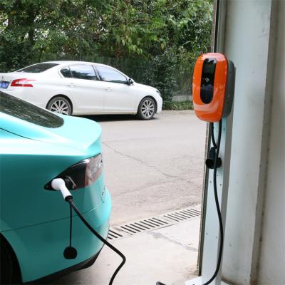 Cina Punto di ricarica per auto elettrica da esterno Wallbox 60Hz Corrente WIFI regolabile in vendita