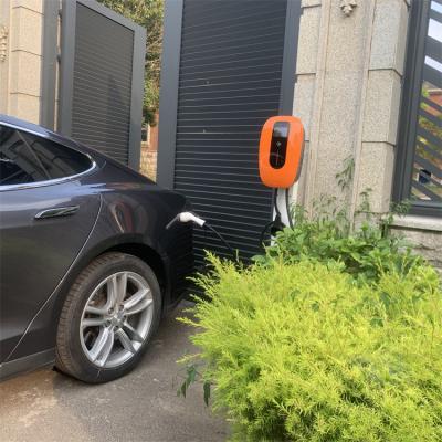 Cina 16Amp 11kW Caricabatteria mobile per veicoli elettrici 60Hz Caricabatteria per auto a ricarica rapida 3 fasi in vendita