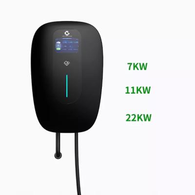 Cina Stazione di ricarica antipolvere per veicoli elettrici a 380 V CA, interfaccia LCD RFID per caricabatterie intelligente per veicoli elettrici in vendita
