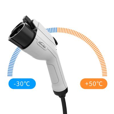 Cina 16A EV ricarica pistola 1 fase 7,2 kW cavo di ricarica per auto elettriche da tipo 2 a tipo 2 in vendita