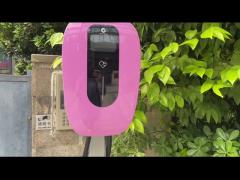 Smart RFID Card 32A Caricatore pubblico EV 7kw WIFI a parete