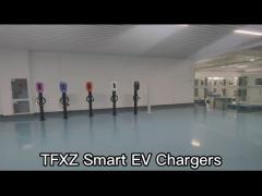 16Amp Supermarket Single Phase Electric Car Charger 4G Fast EV Charger AC 200V