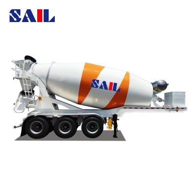China SAIL 3 Axle Concrete Mixer Trailer for Efficient Cement Transport for sale