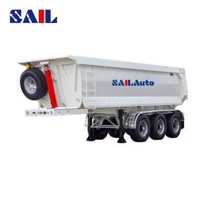 China SAIL 22CBM Triple Axle Hydraulic End Dump Trailer for sale