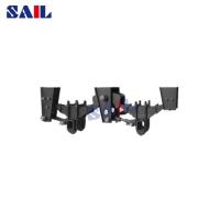 China Tandem Axle Mechanical Suspension 40 Ton Capacity Heavy Duty Truck Trailer for sale