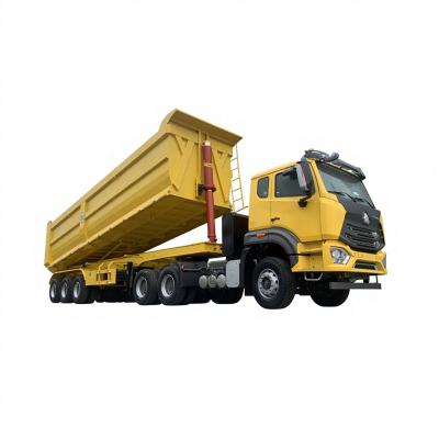 China SAIL New Steel 3 Axles Heavy Duty Tipping Dump Semi Trailer for Engineering Transportation for sale