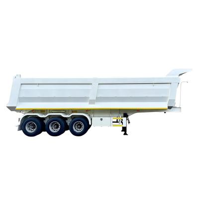 China SAIL Custom 8x4 3 Axles Howo & Shanqi Diesel Tipper Dumper Dump Trailer Steel Material Semi-Trailer Lorry Truck Trailer for sale