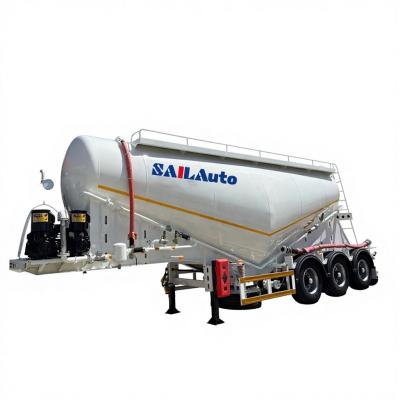 China SAIL OEM Custom 30-70cbm High Quality Dry Bulk Cement/Lime Powder Tanker Truck 30-50 Ton GVW Large Loading Capacity Trailers for sale