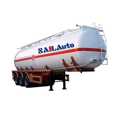 China SAIL Light-duty 3 Axle 55/58/60 LPG Storage and Transportation Aluminum Alloy Semi-Trailer Tank Truck Trailer Oil Tanker 60CBM for sale